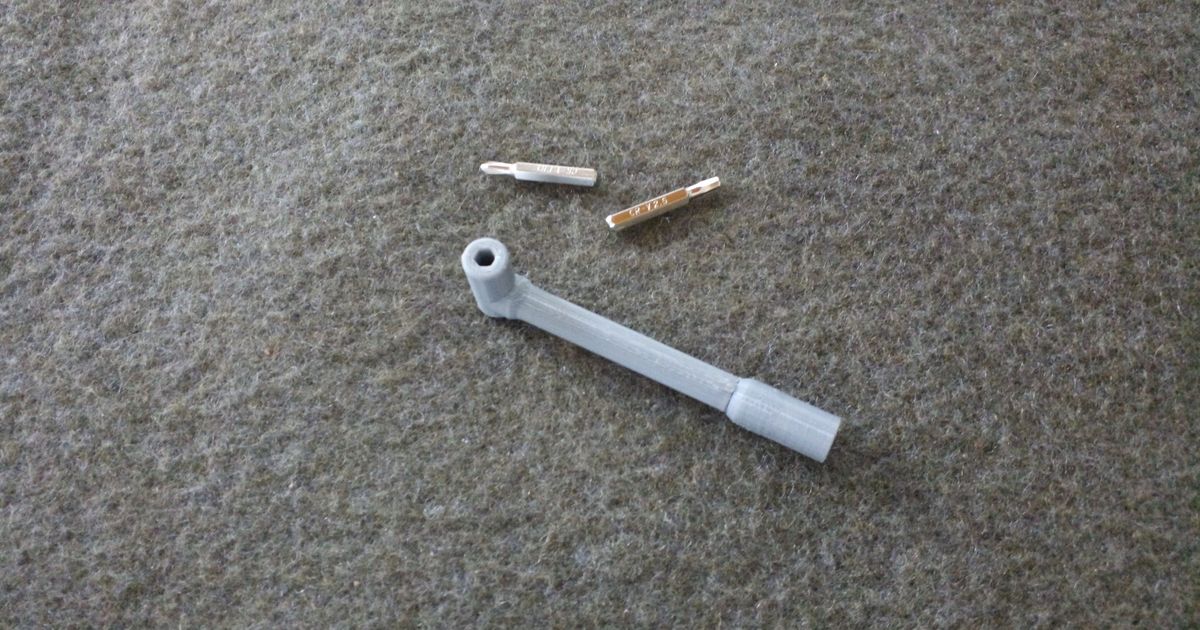 H4-Tool - L shaped 4 mm hex wrench by cest73 | Download free STL model ...