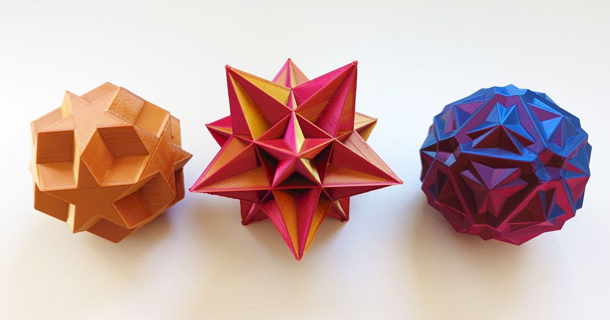 Polyhedra by sjpiper145 | Download free STL model | Printables.com