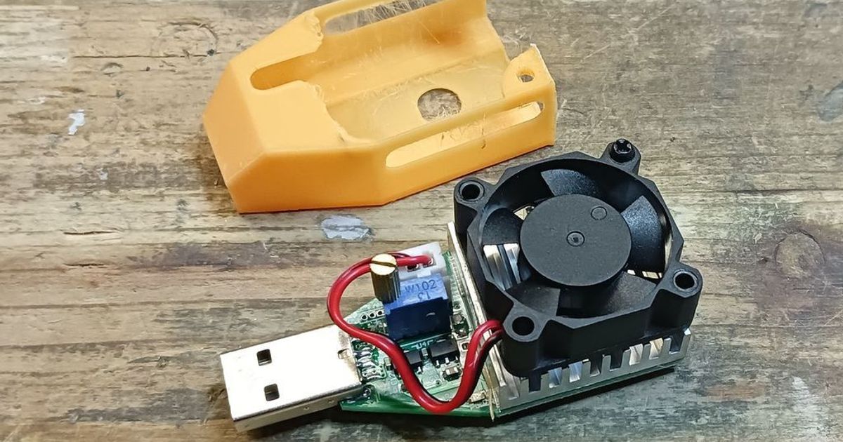 USB load resistor case by Starwhooper | Download free STL model ...