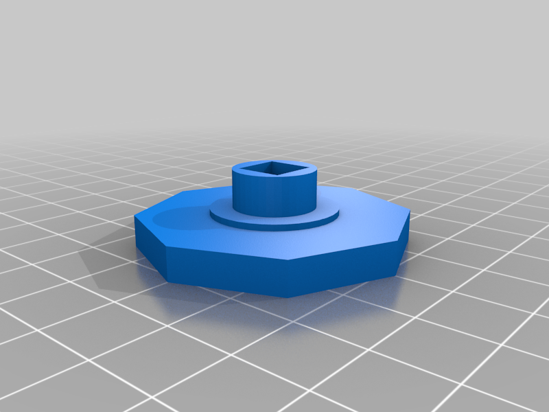 OpenSCAD - flat square key by Starwhooper | Download free STL model ...