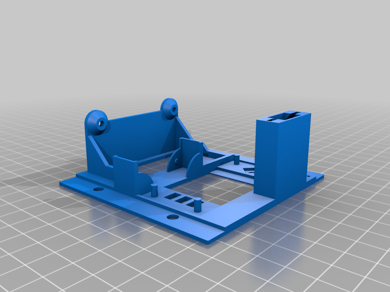 Raspberry Rack Mount with LCD and Fan by Starwhooper | Download free ...