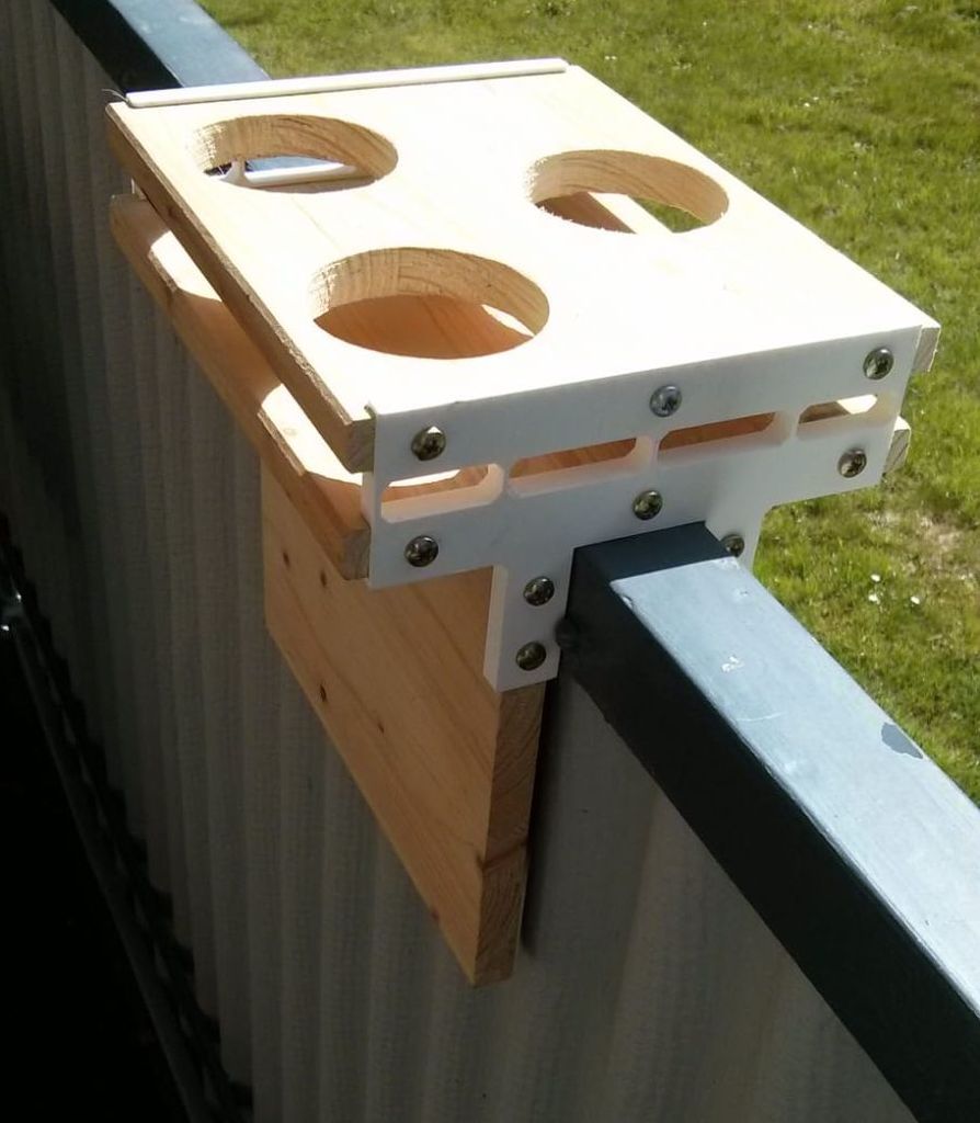 balcony shelf for parapet by Starwhooper | Download free STL model ...