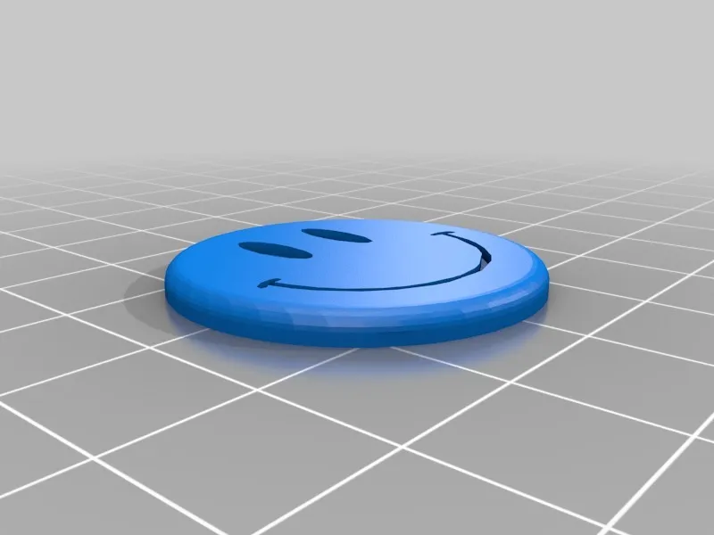 3cm smiley button by Starwhooper | Download free STL model | Printables.com