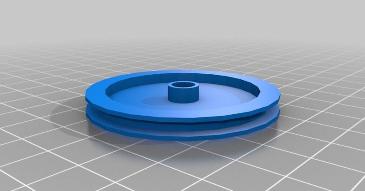 Servo Wheel 50mm by Starwhooper | Download free STL model | Printables.com