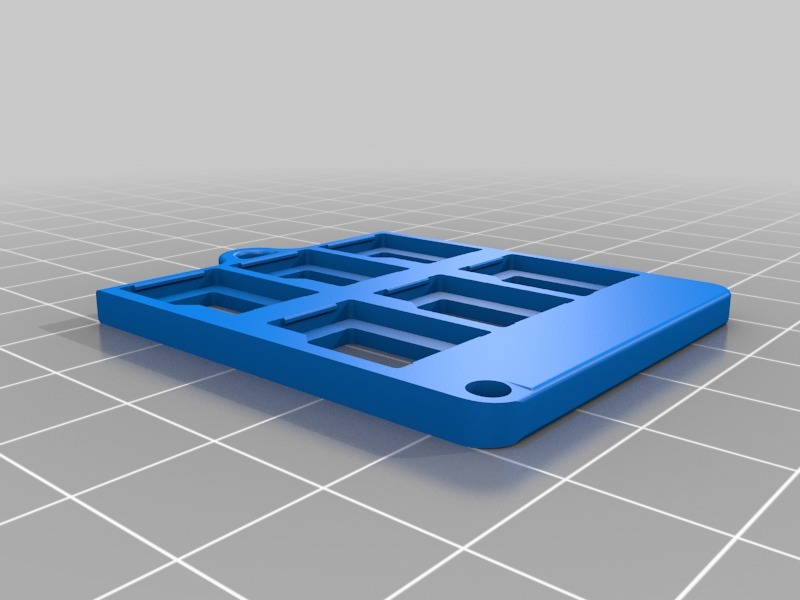 Micro SD Card Wallet by 3D Crafts | Download free STL model ...