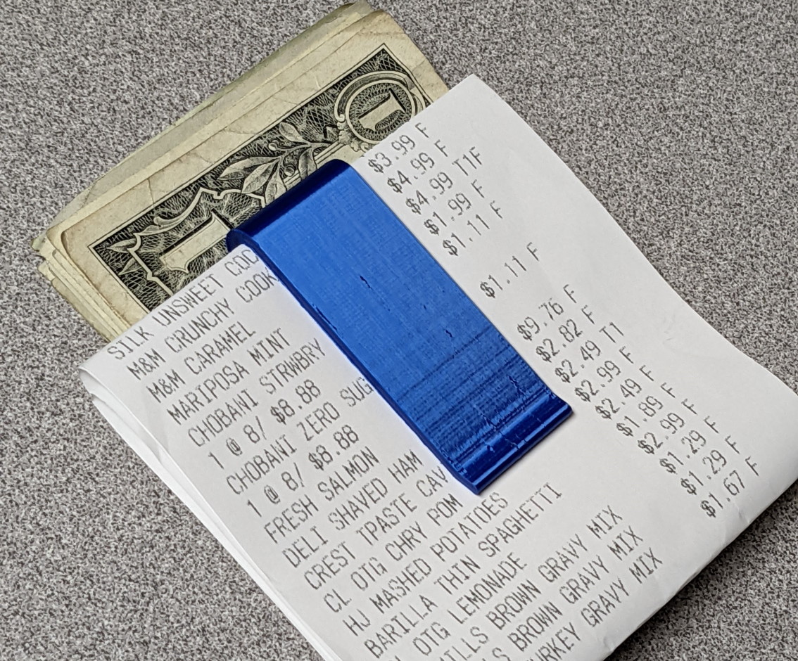 Two Sided Money Clip by Audi | Download free STL model | Printables.com