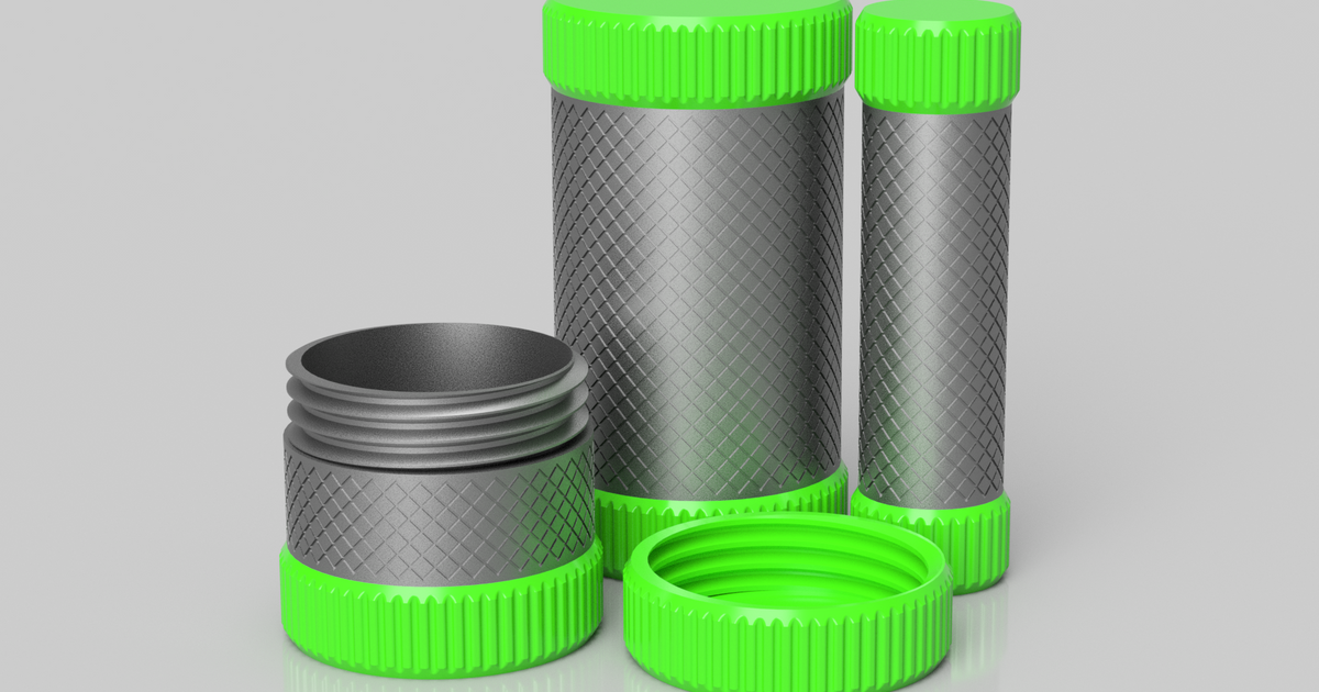 Round Boxes - Set of 3 by George | Download free STL model | Printables.com