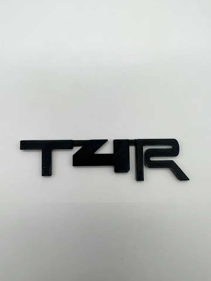 T4R - Toyota 4Runner Badge by ar3Dprints | Download free STL model ...