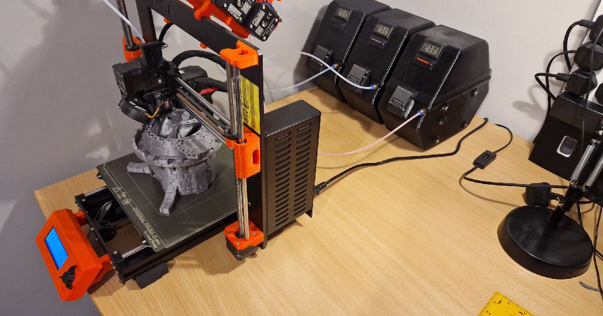 Filament Box with integrated filament buffer for MMU by Argo | Download ...