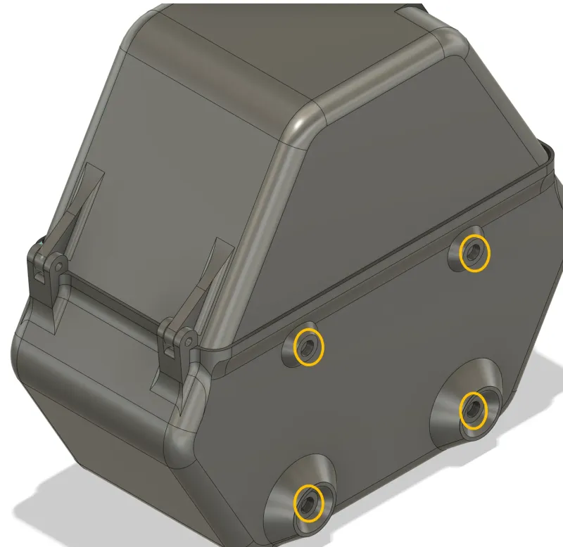 Filament Box with integrated filament buffer for MMU by Argo | Download ...