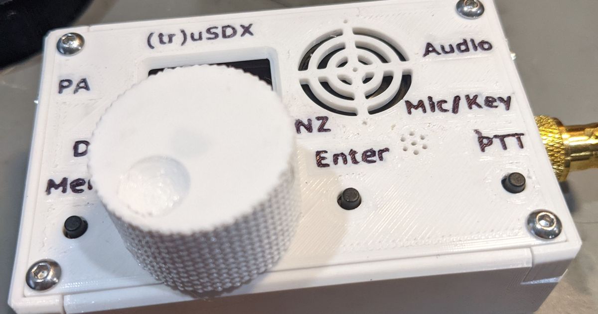Knobs for (tr)usdx / trusdx ham radio da GX1400 | Scarica il modello ...