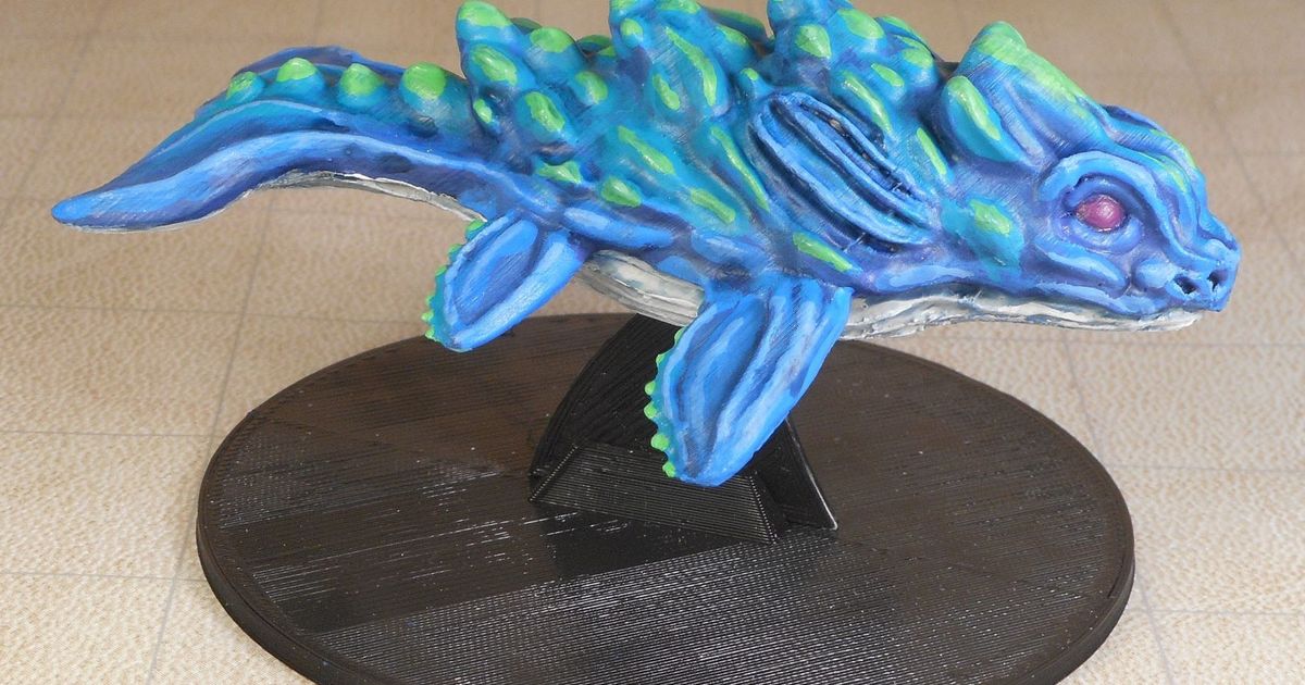 Alien Space Whale Miniature by Mechatronist | Download free STL model ...