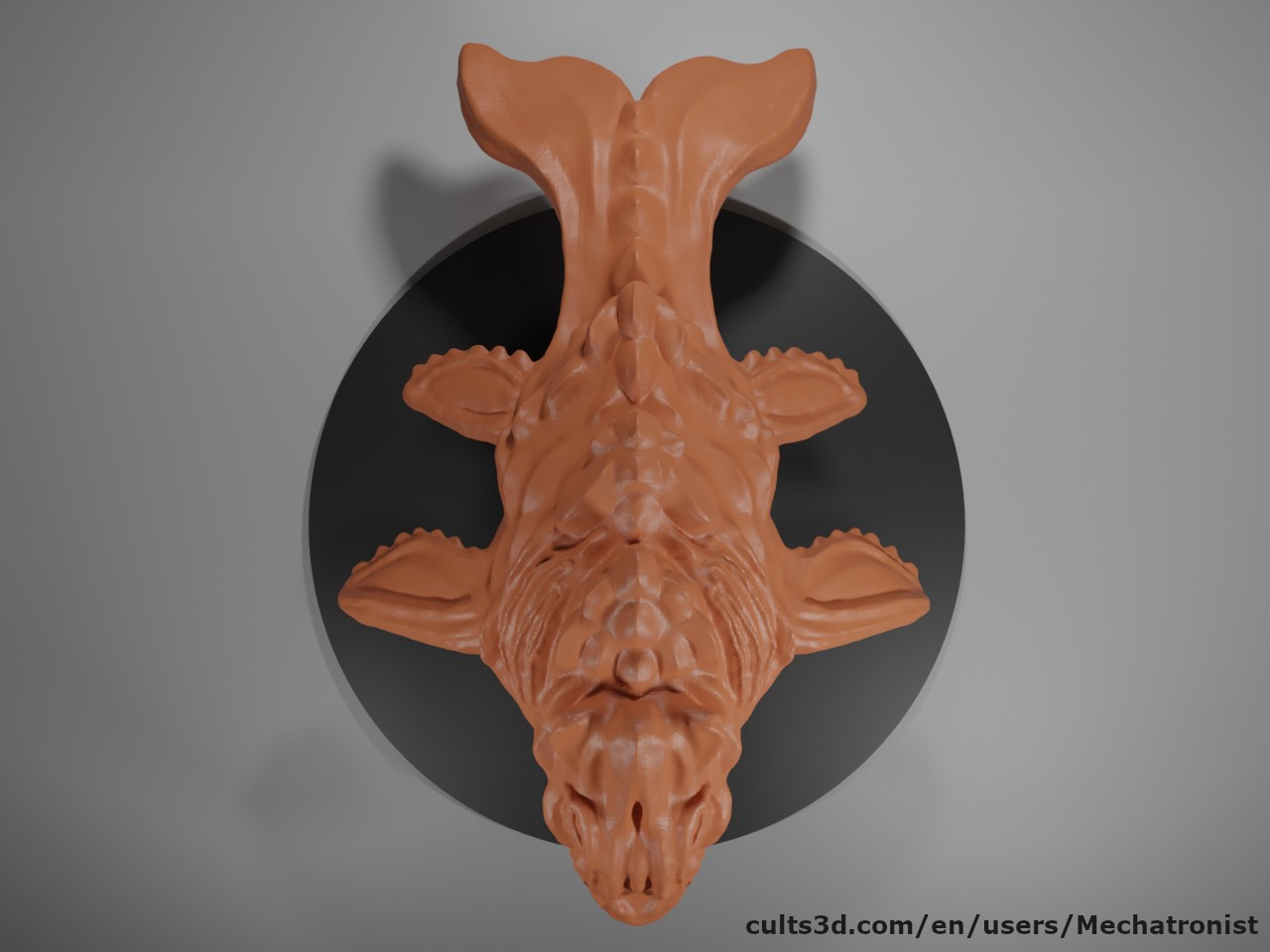 Alien Space Whale Miniature by Mechatronist | Download free STL model ...