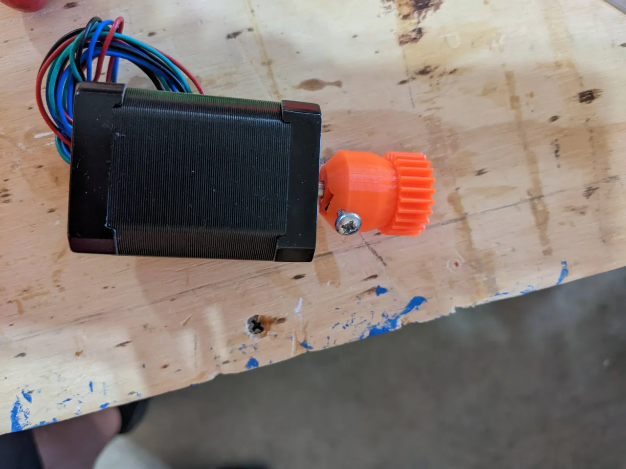 Nema 17 adapter for Planetary Gearbox from Youtuber "Let's print" by ...