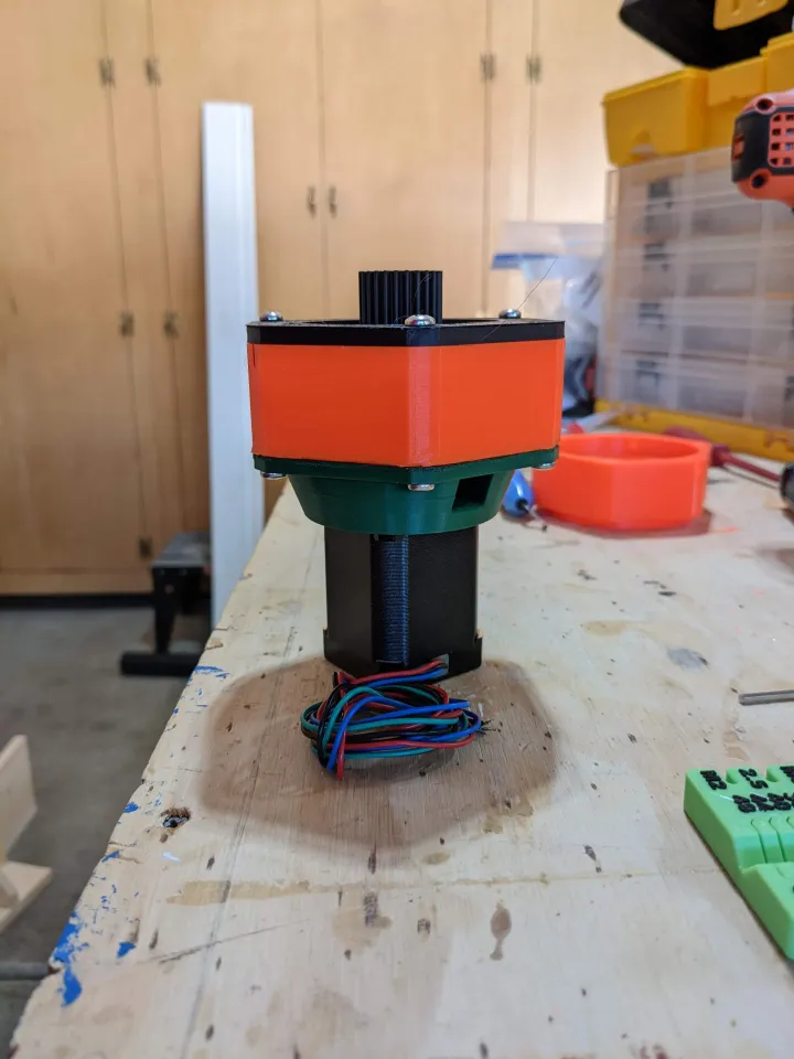 Nema 17 adapter for Planetary Gearbox from Youtuber "Let's print" by ...
