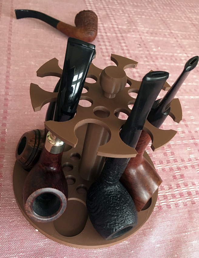 Pipe Rack for 9 Pipes by Karel | Download free STL model | Printables.com