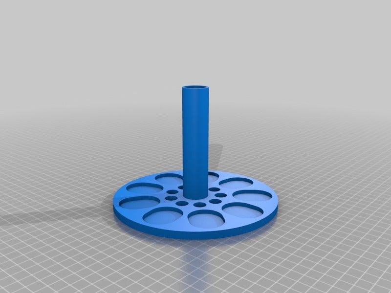 Pipe Rack for 9 Pipes by Karel | Download free STL model | Printables.com
