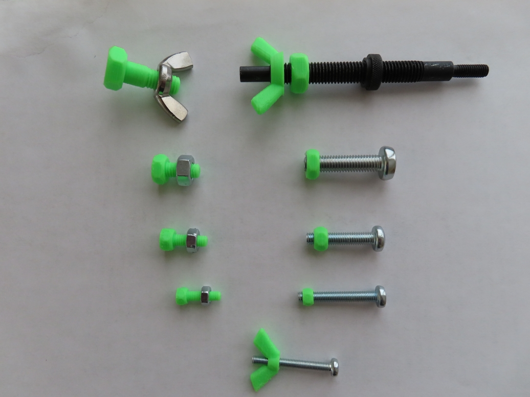 Screw library by ss3dprintingBE | Download free STL model | Printables.com