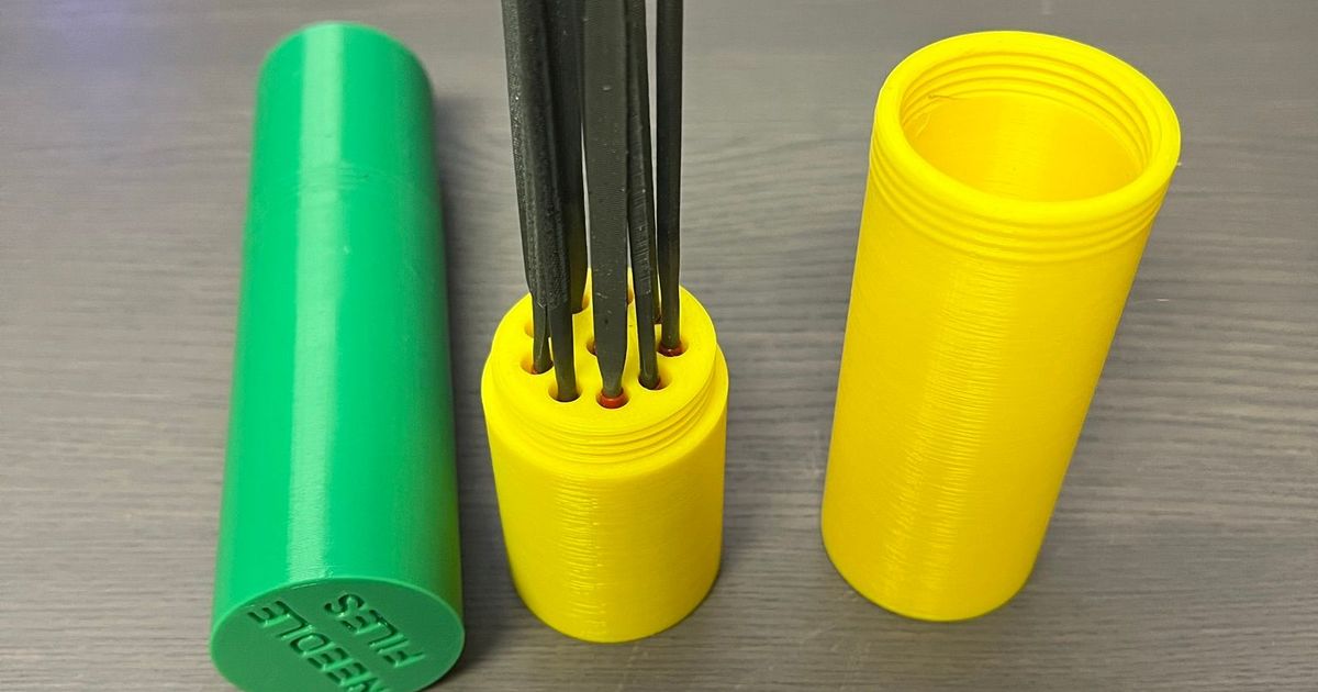 Needle File Storage Container (10 piece set) by Gasket | Download free ...