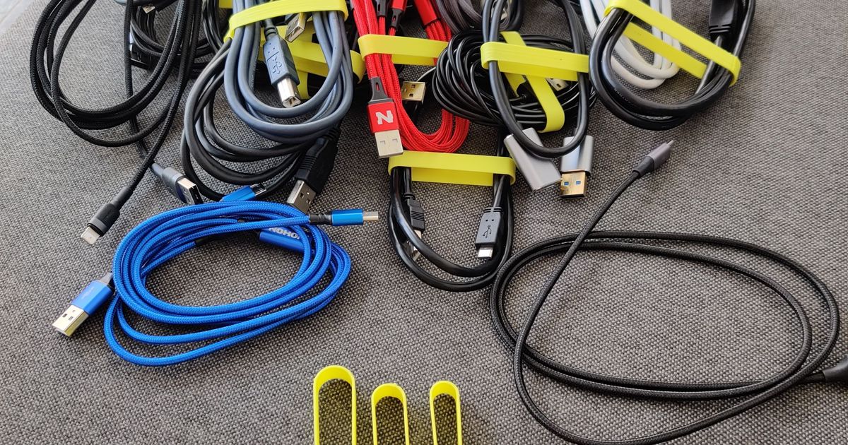 Cable bands by 3Ddy | Download free STL model | Printables.com