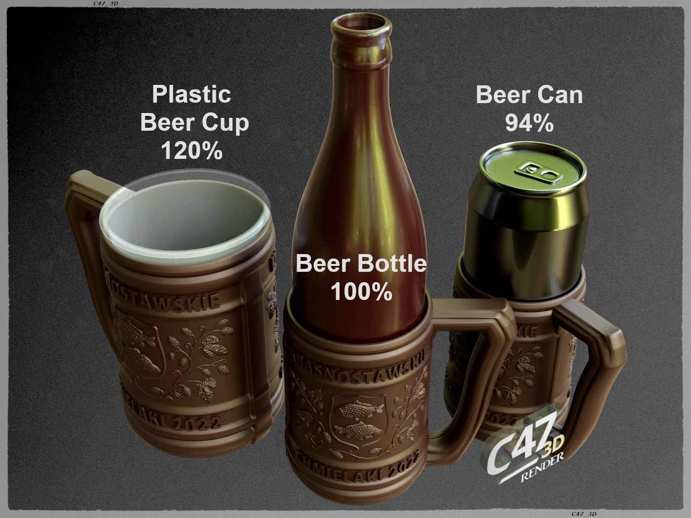 Beer Mug - Chmielaki 2022 by C47_3d | Download free STL model ...