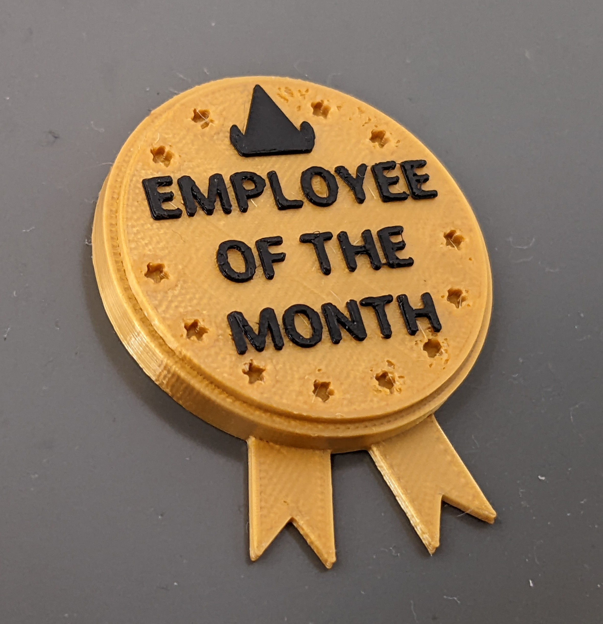 Employee of the Month fridge magnet by JayJey | Download free STL model ...