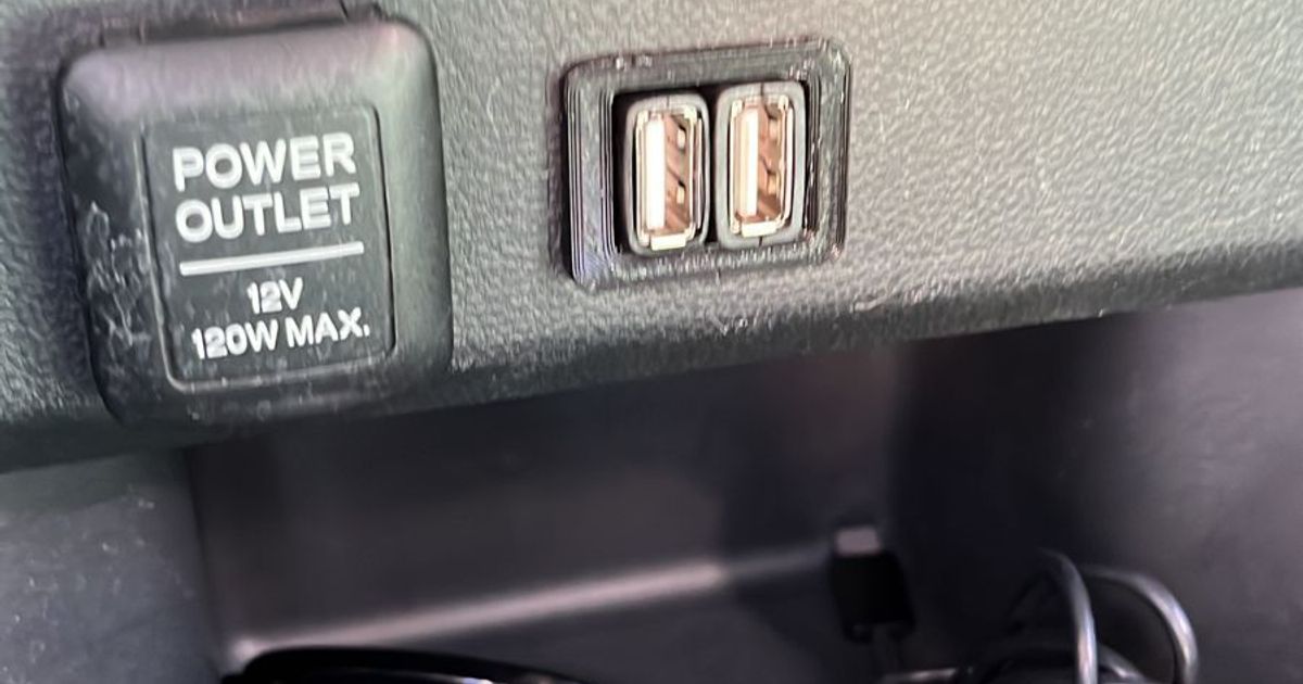 Honda Jazz USB Panel Header by leofaure | Download free STL model ...