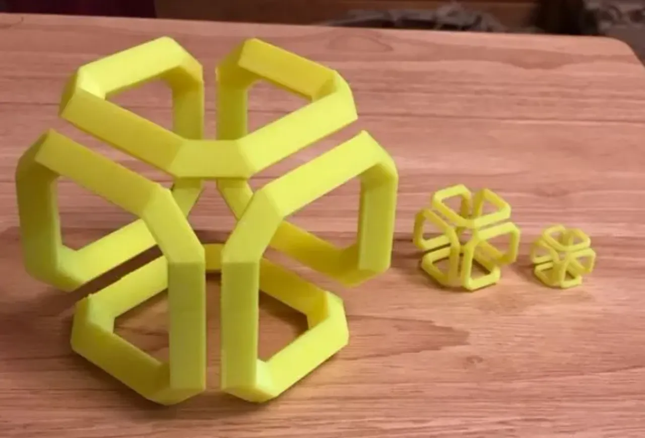 Snap-Together Folding Dodecahedron Frame by GeekMomProjects | Download ...