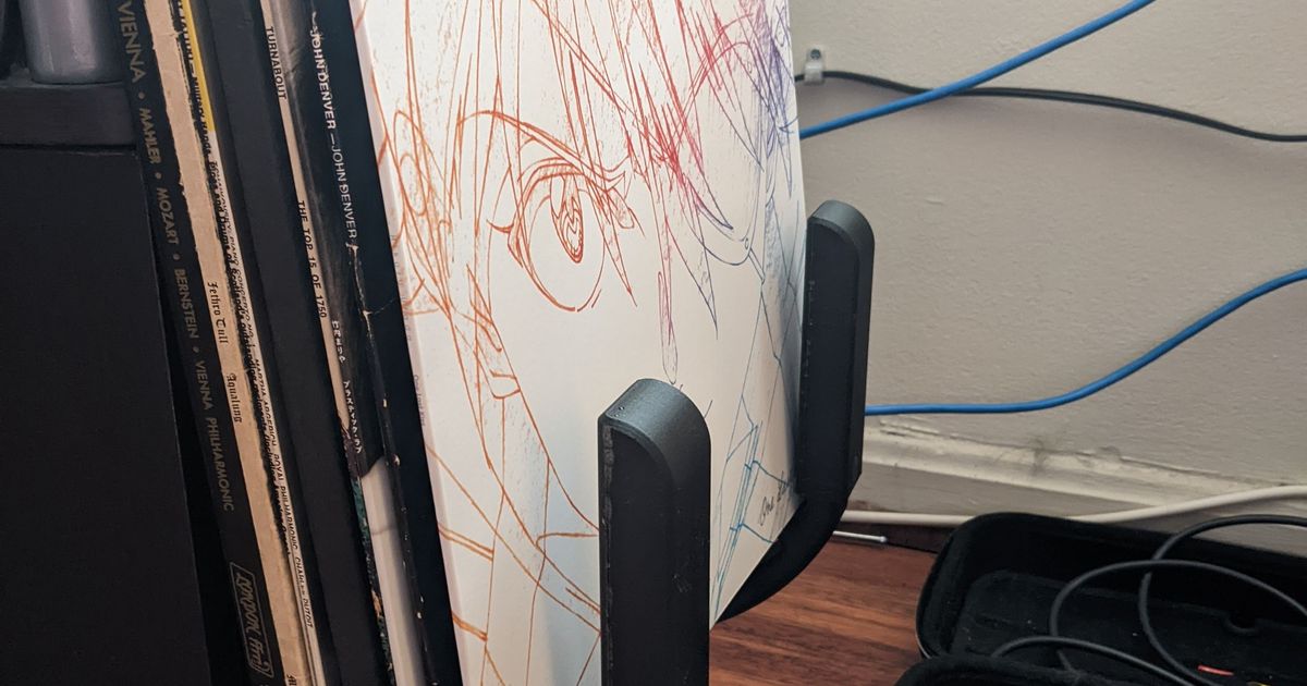 Vertical Vinyl Record Storage (Customizable) by Dorson | Download free ...