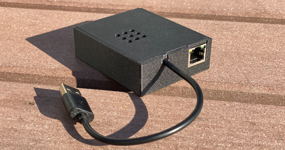 PiZero and USB Ethernet Lan Case - PiHole by René | Download free STL ...