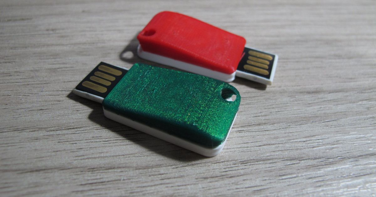 USB Drive Card Case by FellipeC | Download free STL model | Printables.com