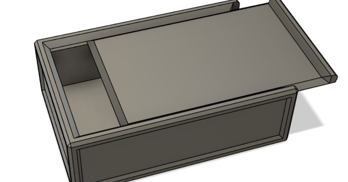 Sliding Lid Box by Tardigrade17014 | Download free STL model ...