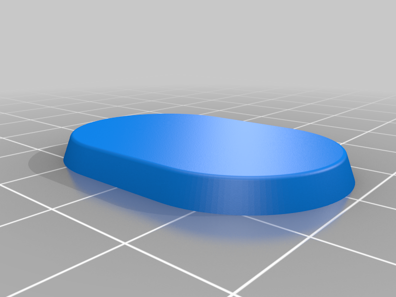 Oblong base pack (magnet stand) by Mangouste | Download free STL model ...