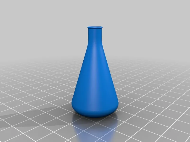 Erlenmeyer-ish Flask (Solid) by Trekkie | Download free STL model ...