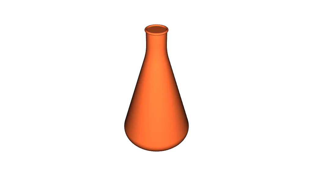 Erlenmeyer-ish Flask (Solid) by Trekkie | Download free STL model ...