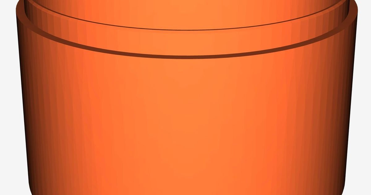 Round container with lid von Darrens Workshop | Kostenloses STL-Modell ...