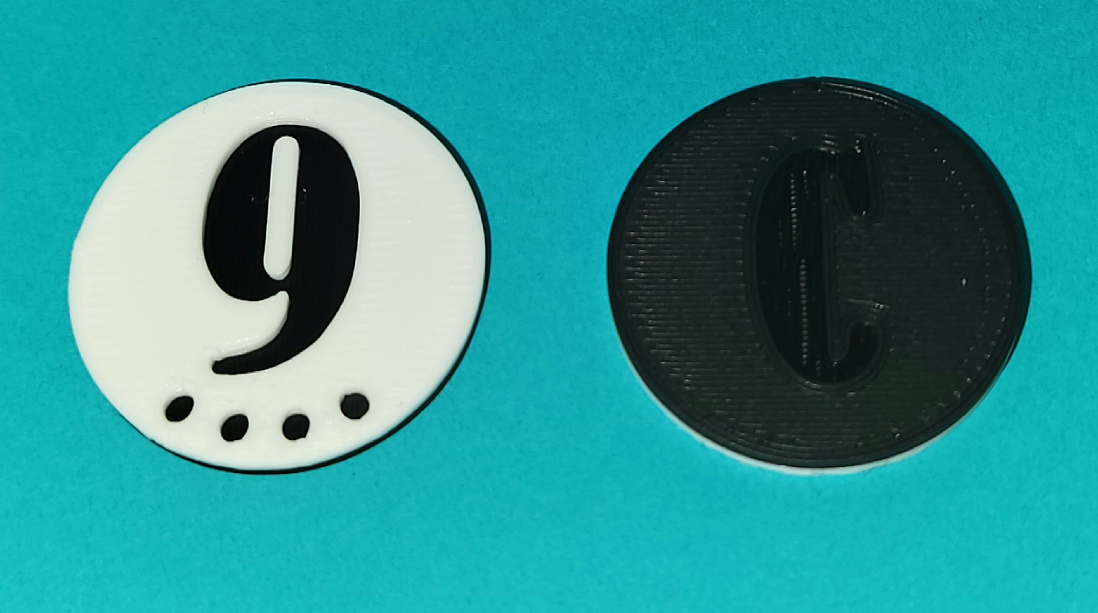 Catan Style Number Tokens 1-4 & 5-6 Player Versions by Stacker55 ...