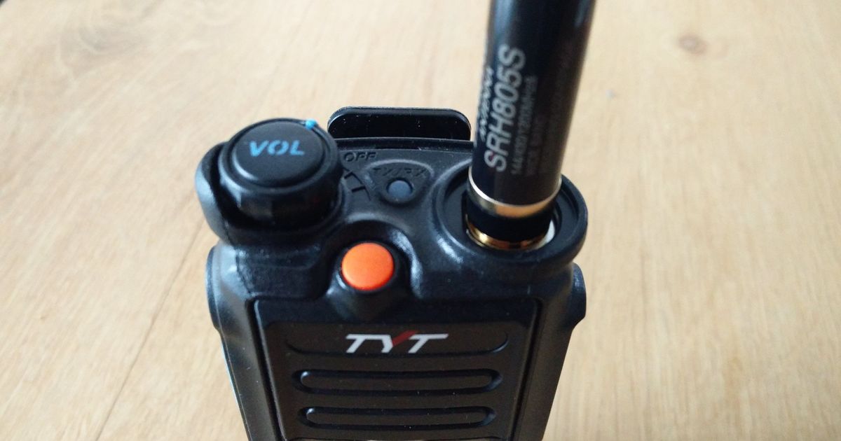 Tytera MD2017 antenna ring by Fribbler | Download free STL model ...