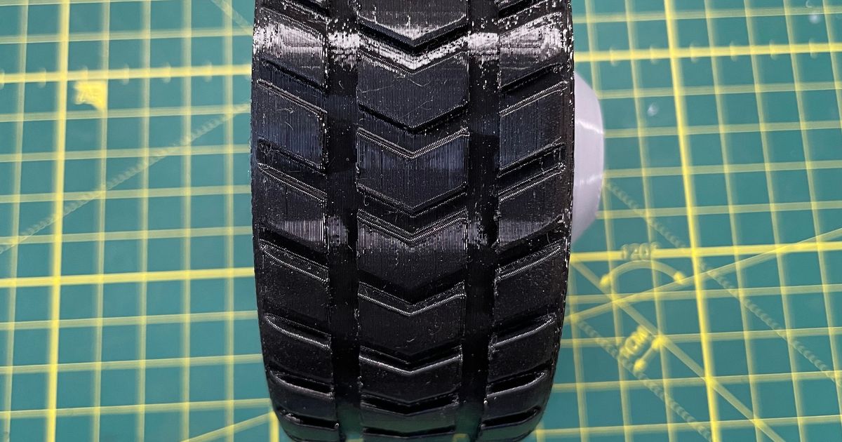 Printed Tire from TPU by Kevin Rem | Download free STL model ...