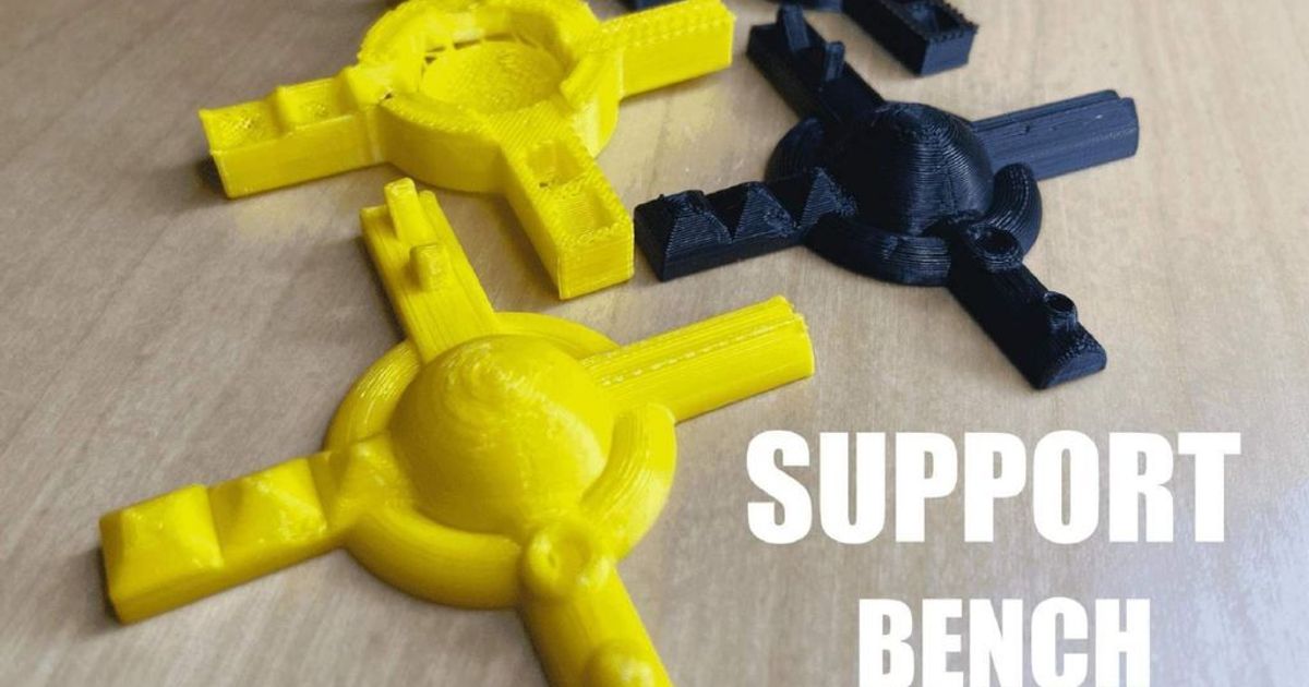 Support Bench - Support Test by 3D Zack | Download free STL model ...