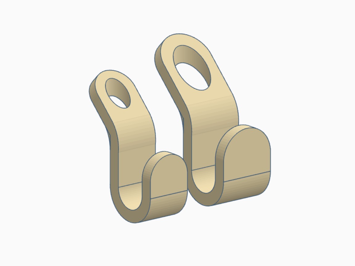 Clothes Hanger Hook by Bootjevaarder | Download free STL model ...