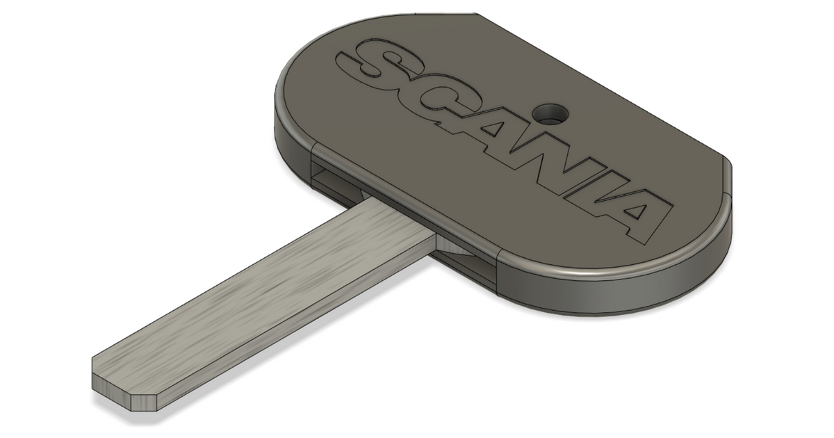 Scania key cover by Cederb | Download free STL model | Printables.com