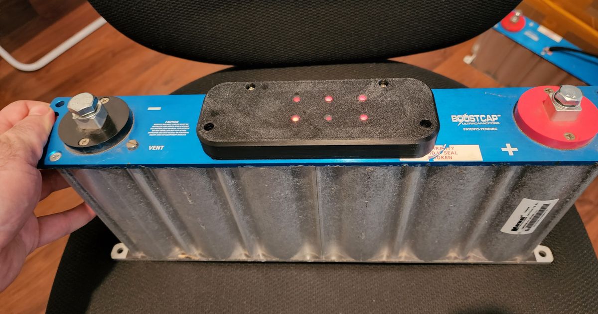 Maxwell Capacitor Boostcap 16v module balance board housing by ...