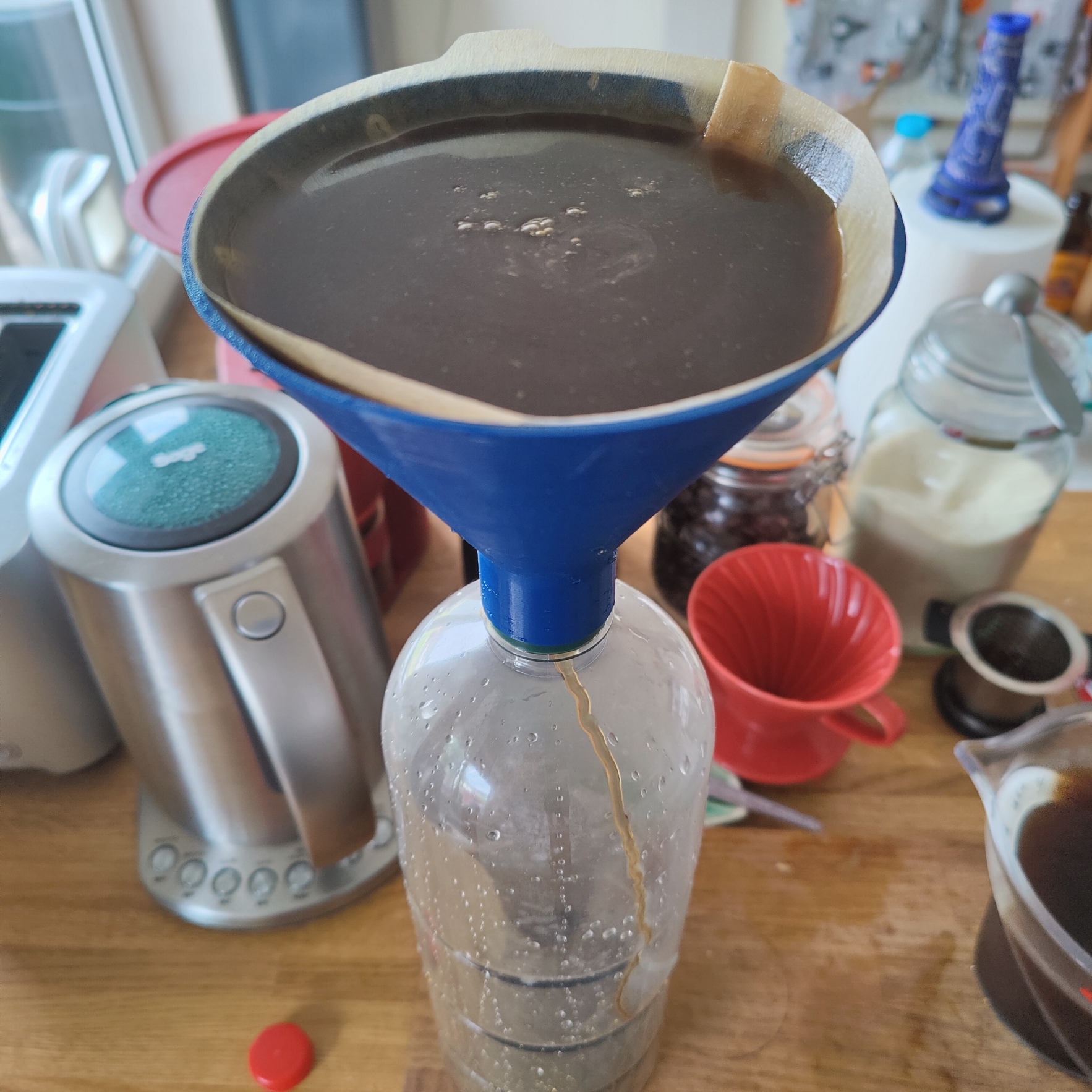 Cold Brew V60 Compatible Coffee Funnel for PET Bottle by Kian Ryan ...