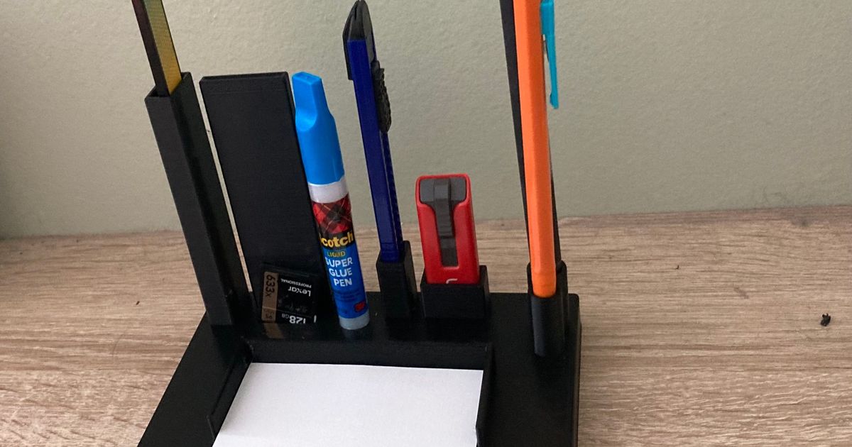 Desk Organizer by Abnut_13 | Download free STL model | Printables.com