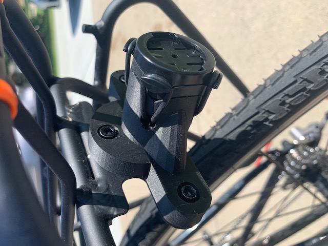 Garmin Varia mount for Ibera bike rack by GGFuzzy | Download free STL ...