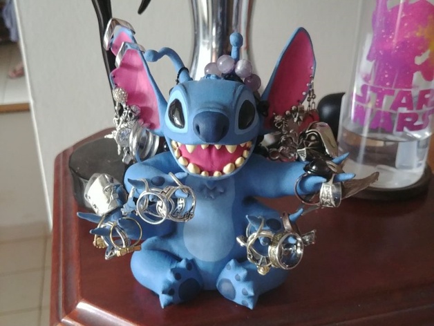 Stitch Jewelry Stand por Benoit | Descargar modelo STL gratuito ...