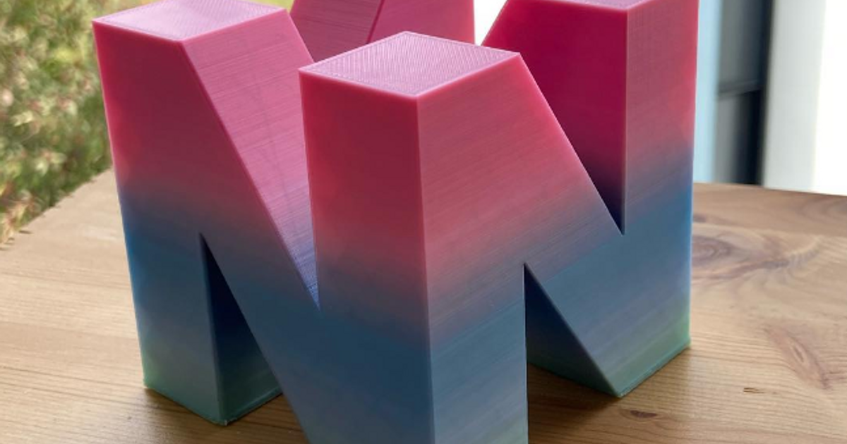 Nintendo 64 logo by Roiku | Download free STL model | Printables.com