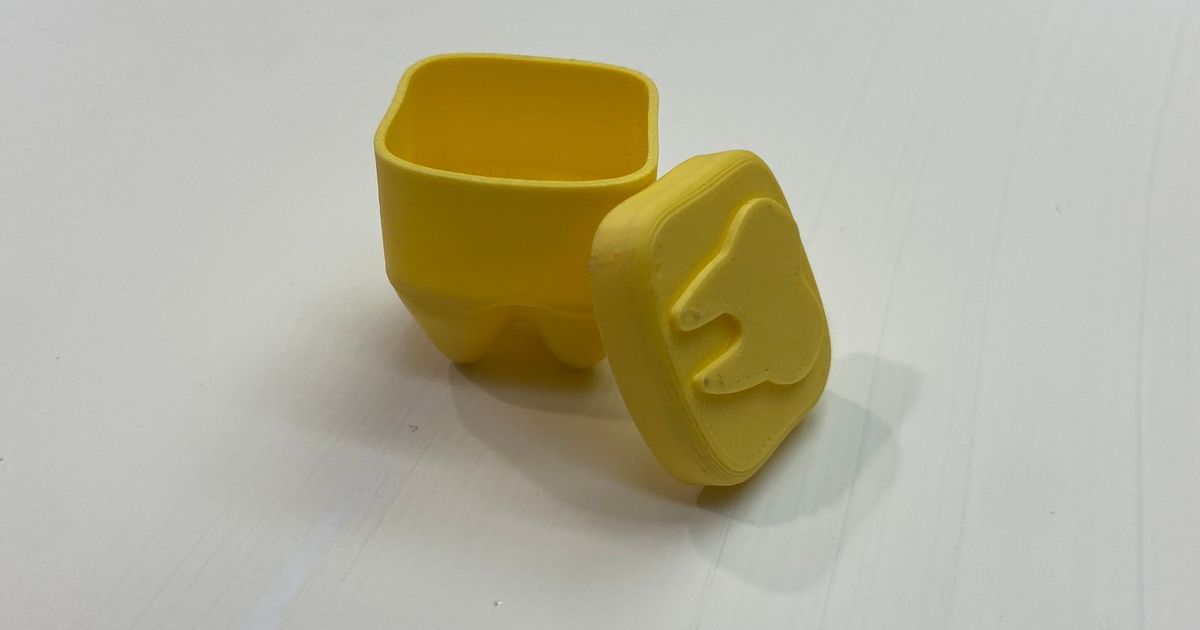 Tooth capsule (for the tooth fairy) by TheYungZ | Download free STL ...
