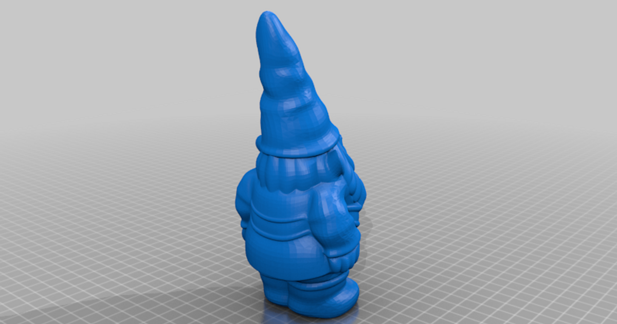 Garden Gnome by Sci3D | Download free STL model | Printables.com